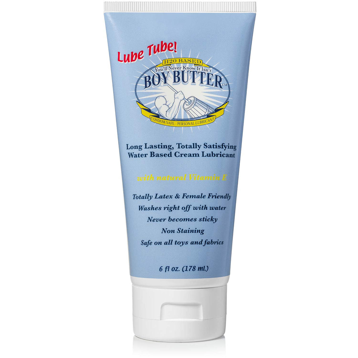 Boy Butter H2O Formula Cream Lube Tube 6oz – Blushing Memory